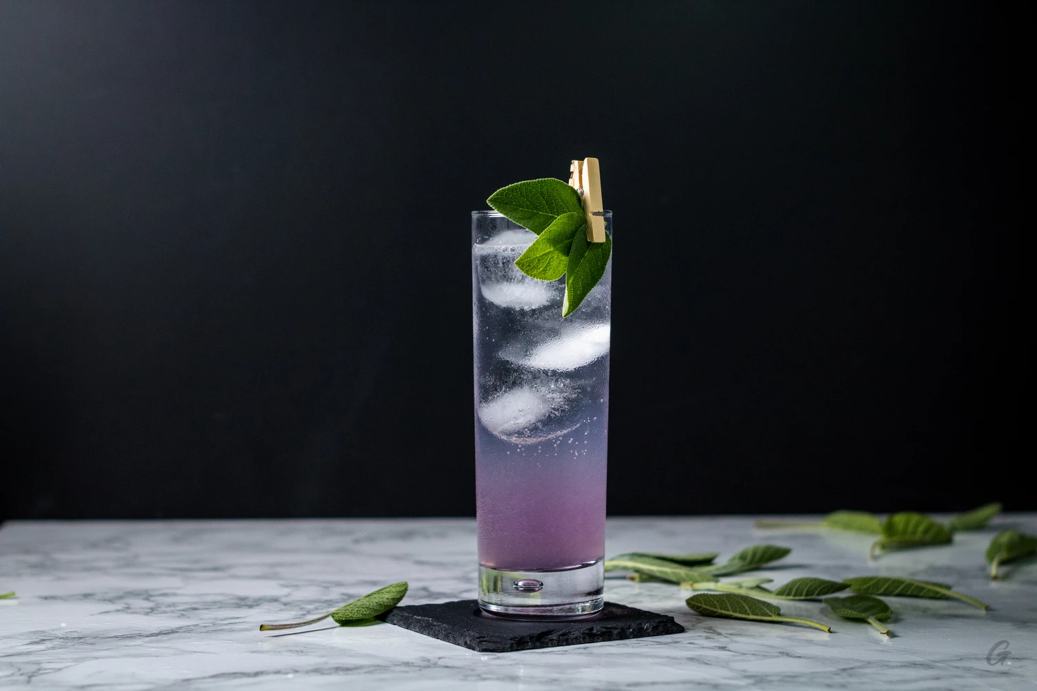 Violet Fizz Rezept